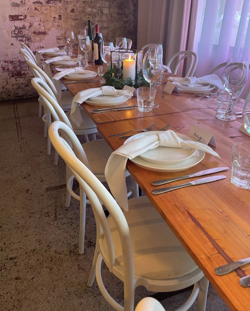 2.4m Wooden Table - Aussie Hire & Events